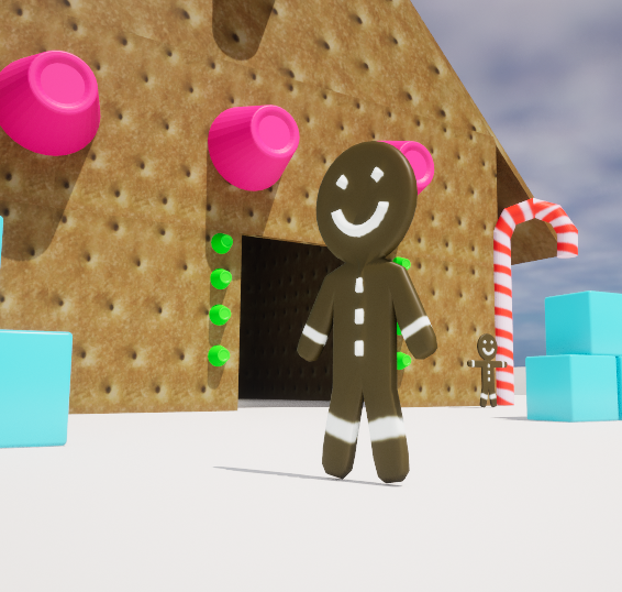 WunderVision - Unreal Gingerbread Man - Blender Assets