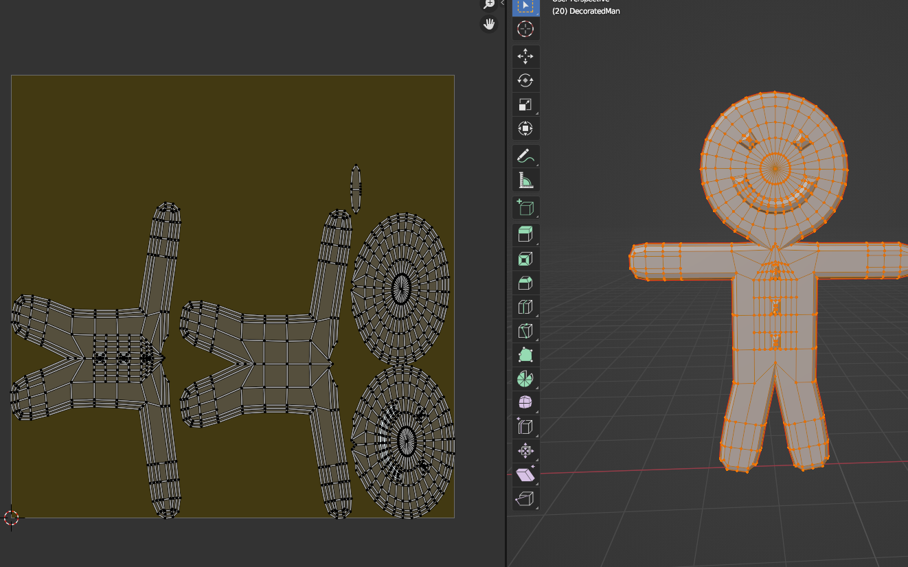 WunderVision - Unreal Gingerbread Man - Blender Assets
